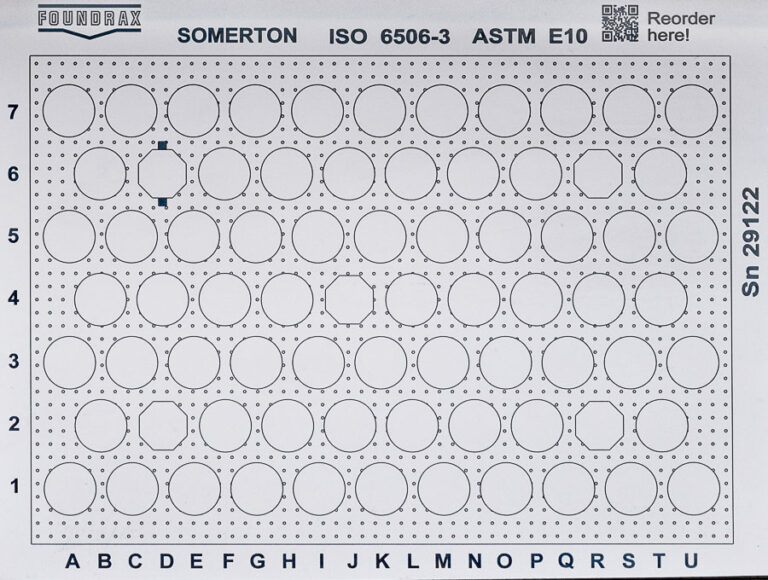 UKAS certified Brinell Reference Blocks